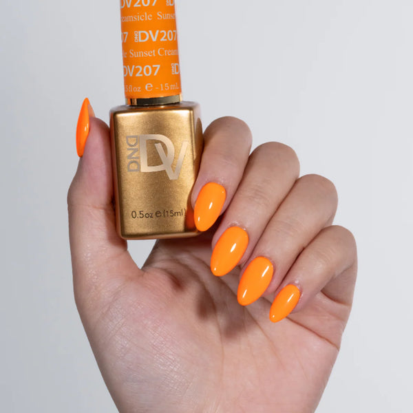 DND Diva Matching Polish Set Gel & Lacquer - #207 Sunset Creamsicle ...
