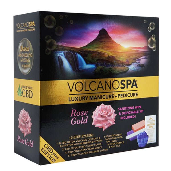 La Palm Volcano Spa Pedicure 6 Step Kit - Rose Gold – Karlash